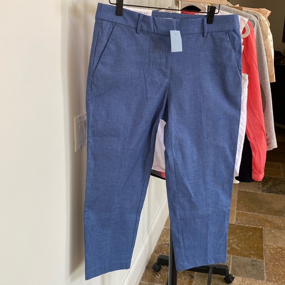 LOFT | Pants & Jumpsuits | Loft Riviera Pant Size 8 Petite Chic Blue ...